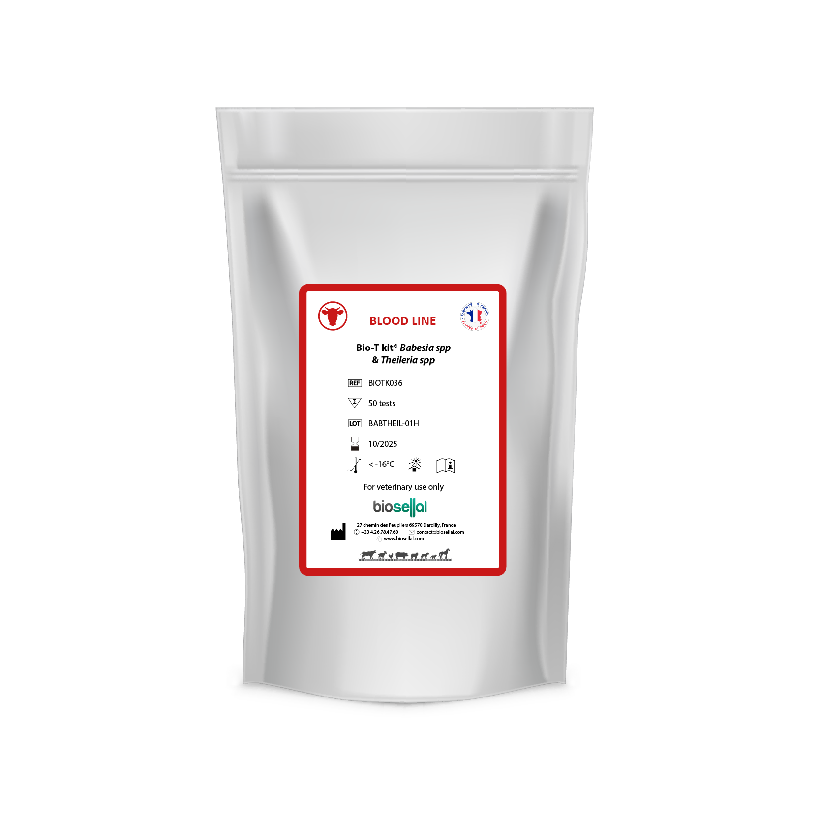 Bio-T kit Babesia spp & Theileria spp - Diagnostics For Animals ...